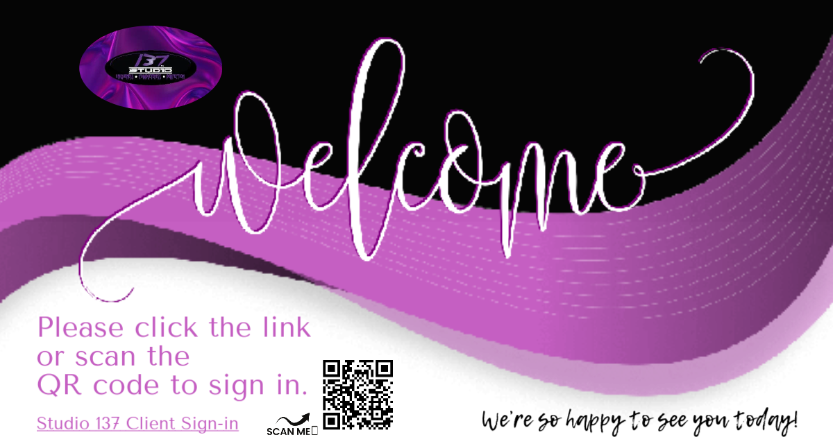 Studio 137 Hair Salon Client Sign-in Portal